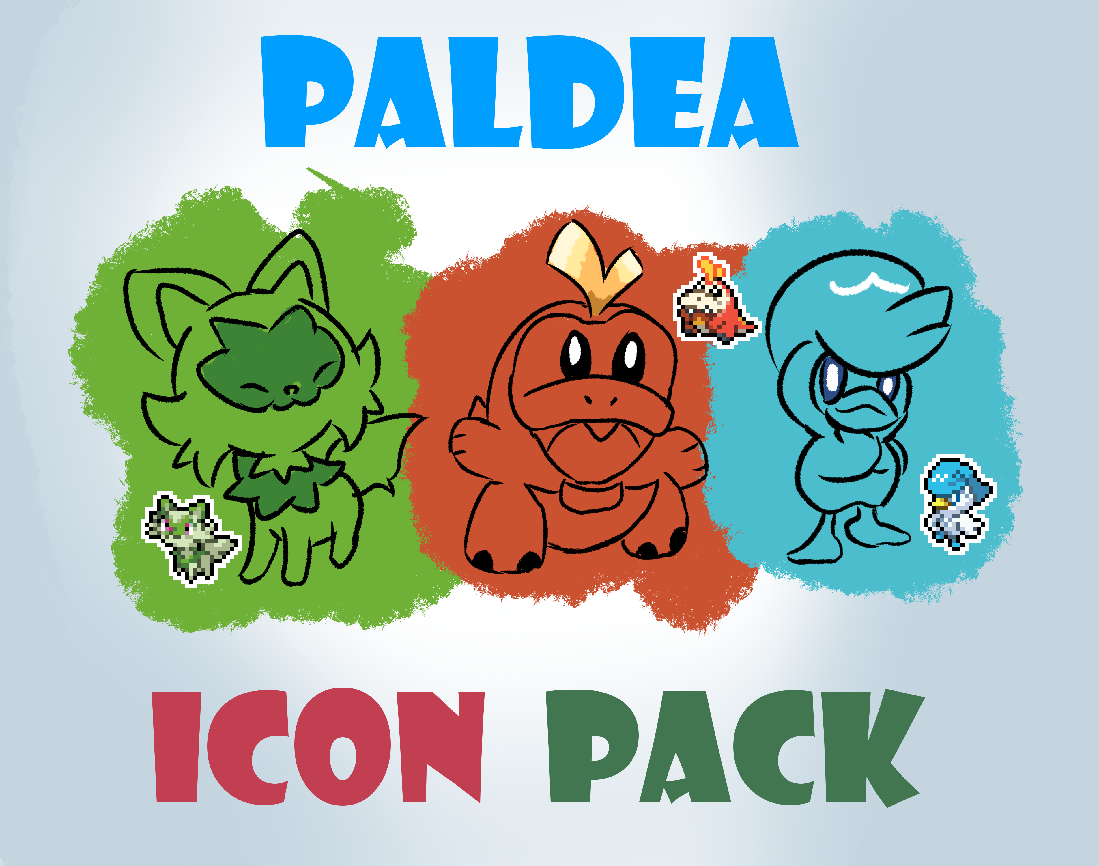 PokéLiberty - Iconos de Pokémon de Paldea
