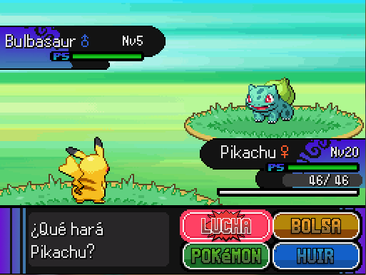 PokéLiberty - Interfaz de batalla